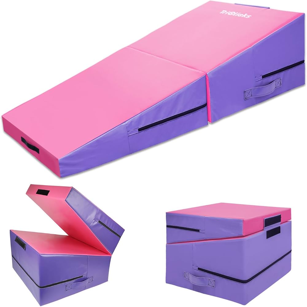 Adjustable Incline Gymnastics Mats for Progressive Training